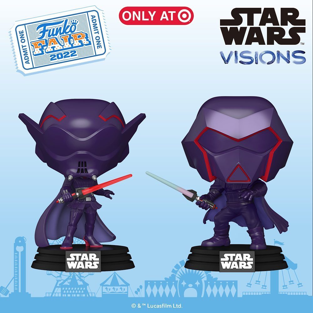 3 POPs From Star Wars Visions POP Figures
